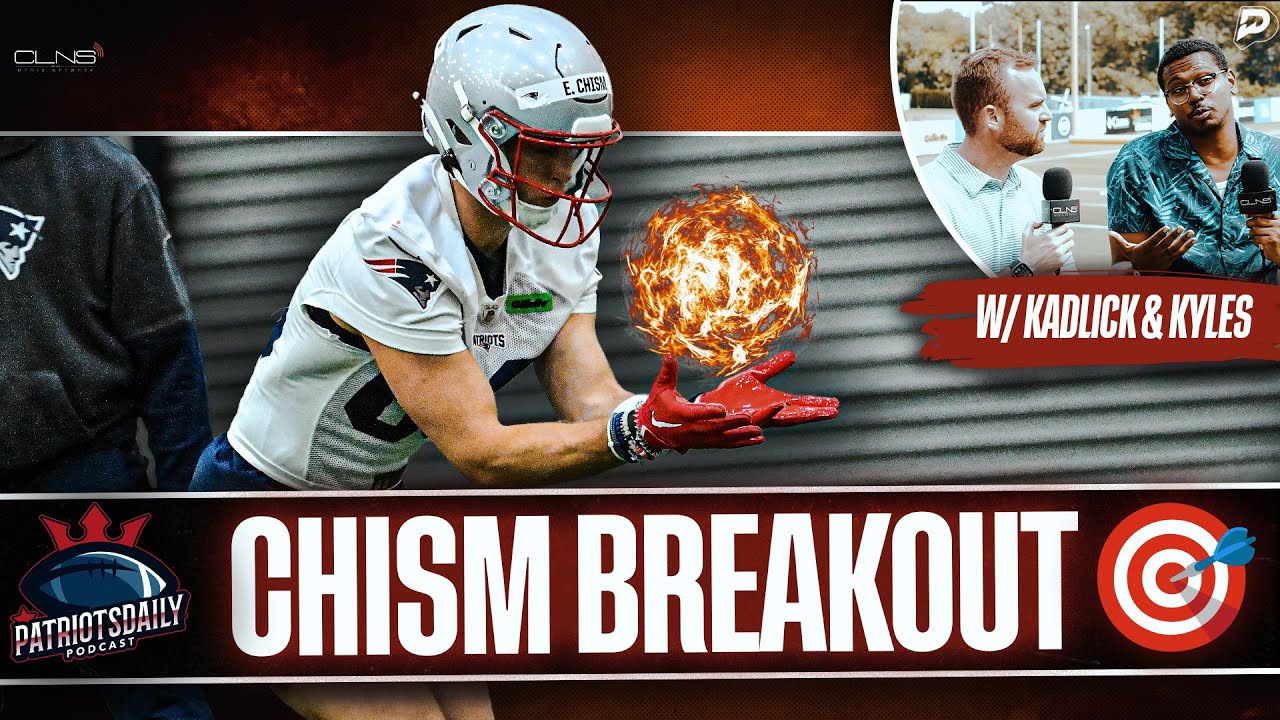 WR Efton Chism BLOWING UP at Patriots OTAs🔝🎯 - YouTube