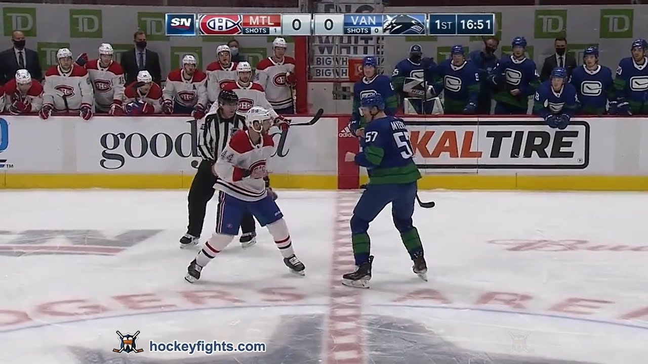 Joel Edmundson vs Tyler Myers Jan 23, 2021 - YouTube