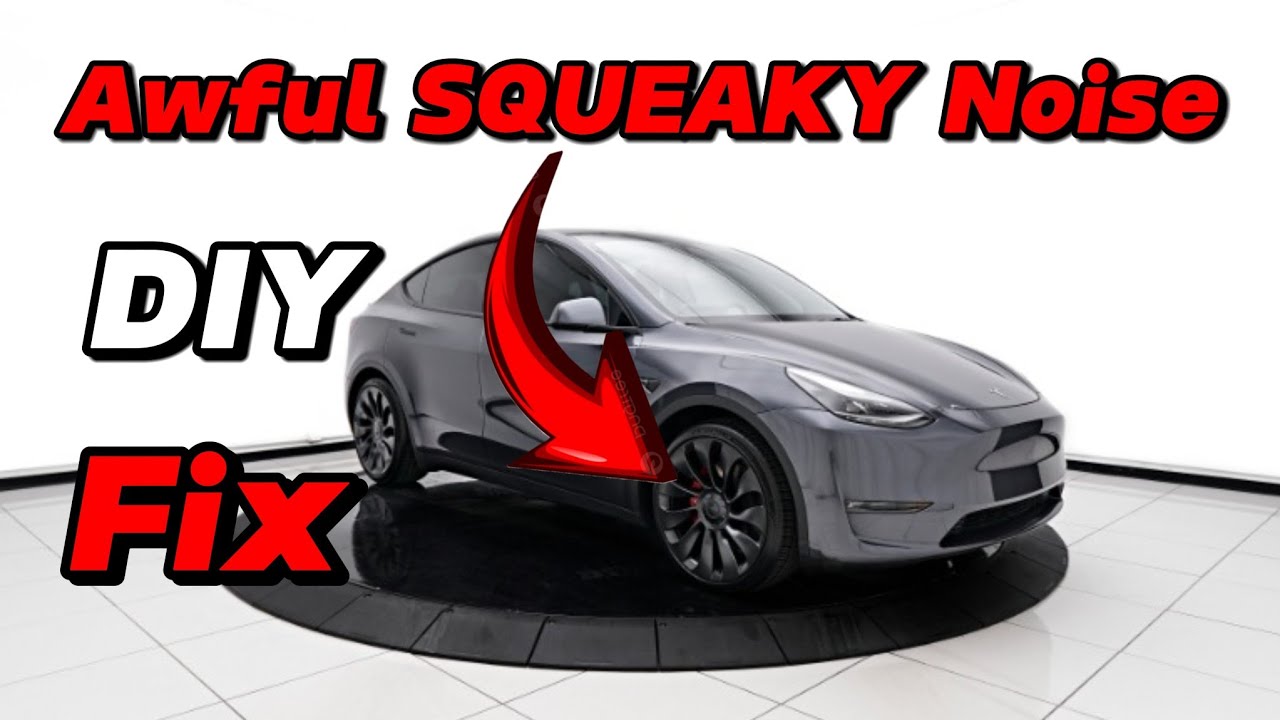 DIY 2021 Tesla Model Y Squeaky Suspension Noise Repair - YouTube