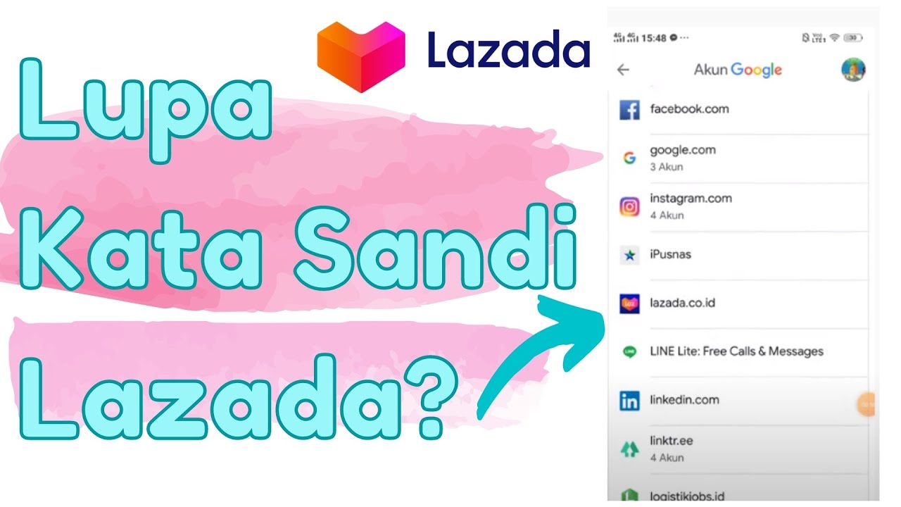 Cara Mengetahui Password Lazada Yang Lupa - YouTube