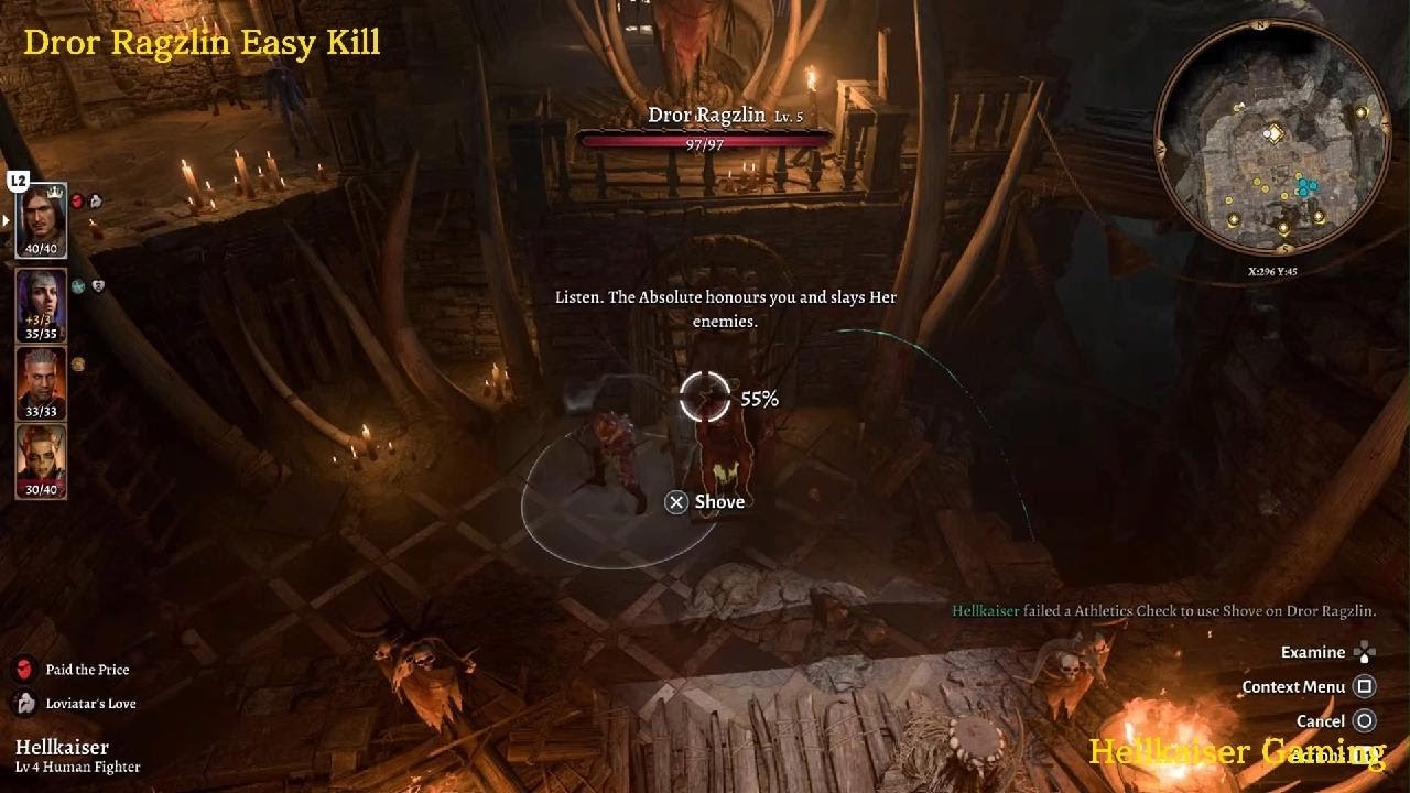 Baldur's Gate 3 : How to Kill Dror Ragzlin in ONE MOVE!!! - YouTube