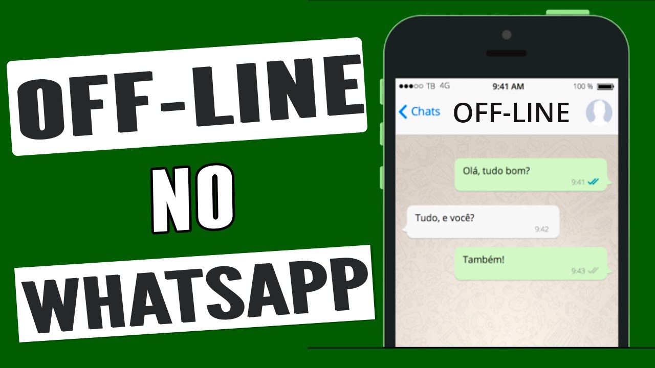 Como ficar offline no WhatsApp do Iphone | Como desativar o WhatsApp no ...