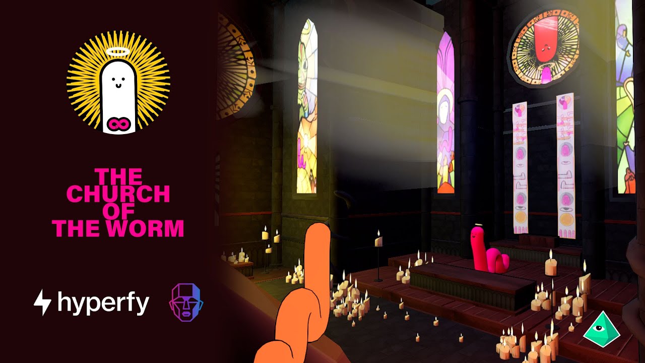 TRAILER | 🙏 The Church of The Worm 🪱 #Hyperfy - YouTube