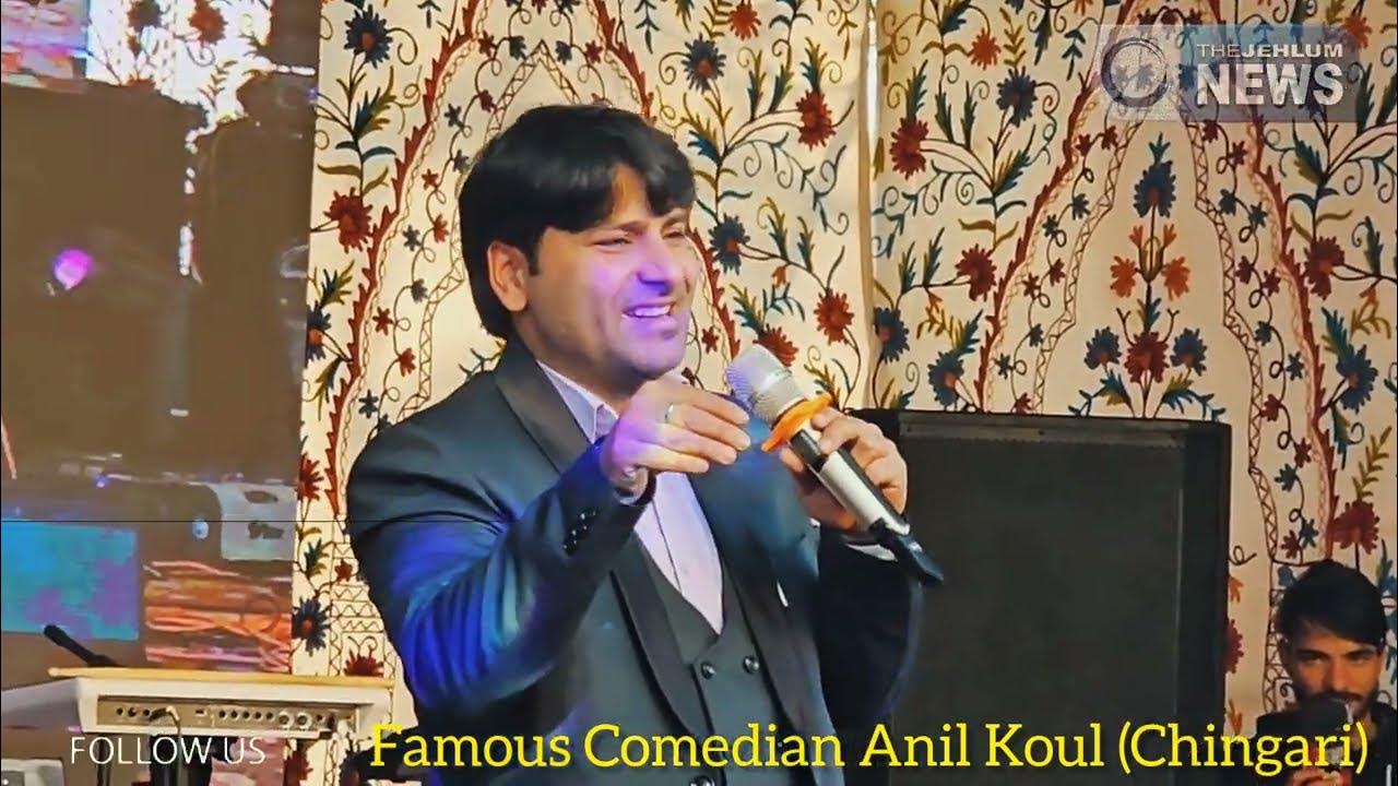 Famous comedian of Kashmir " Anil Koul (chingari) " Rocked on stage at Wazir Bagh #Wazirbagh ...