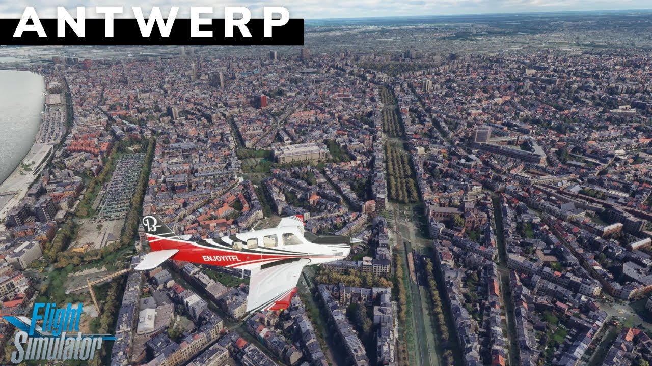 #FS2020 - Antwerp (Belgium) : in high resolution with add-on from ...