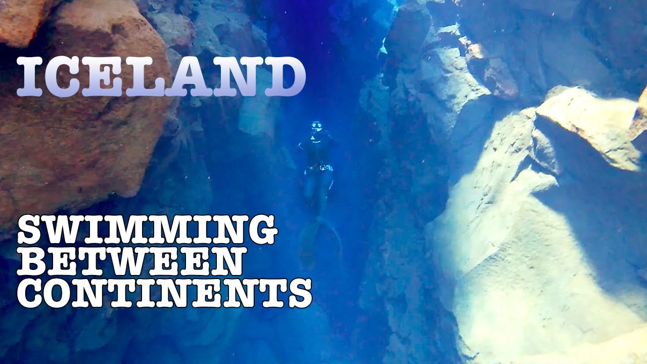 Iceland- Swimming between the continents is beautiful! - YouTube
