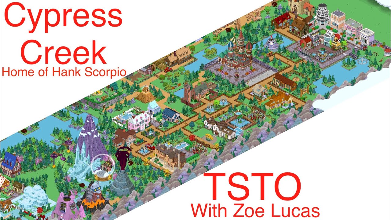 The Simpsons Tapped Out: Cypress Creek, The Home of Hank Scorpio - YouTube