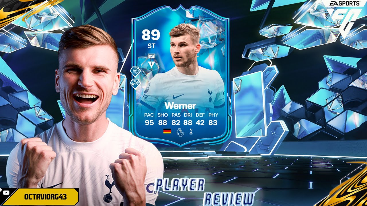 DELANTERO TOP Y BRUTAL CON 5 DE PM. TIMO WERNER 89 FANTASY FC SBC ...