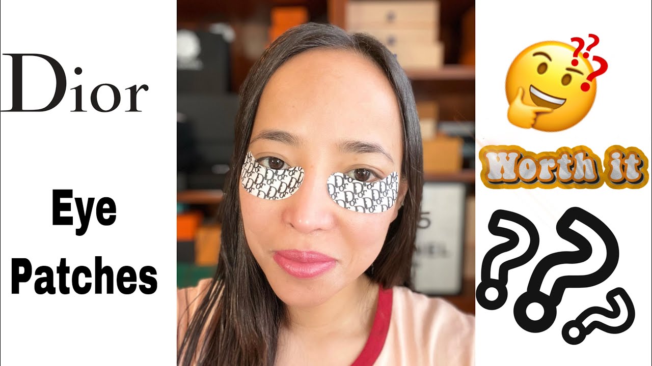 Is Dior £23 Eye Patches worth it/ First Impression - YouTube