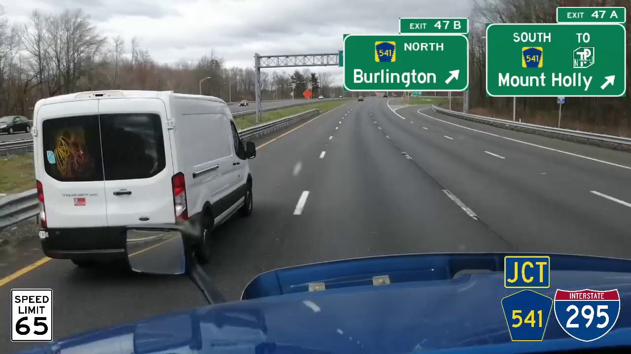 NJ-55/NJ-42/I-295 New Jersey - YouTube