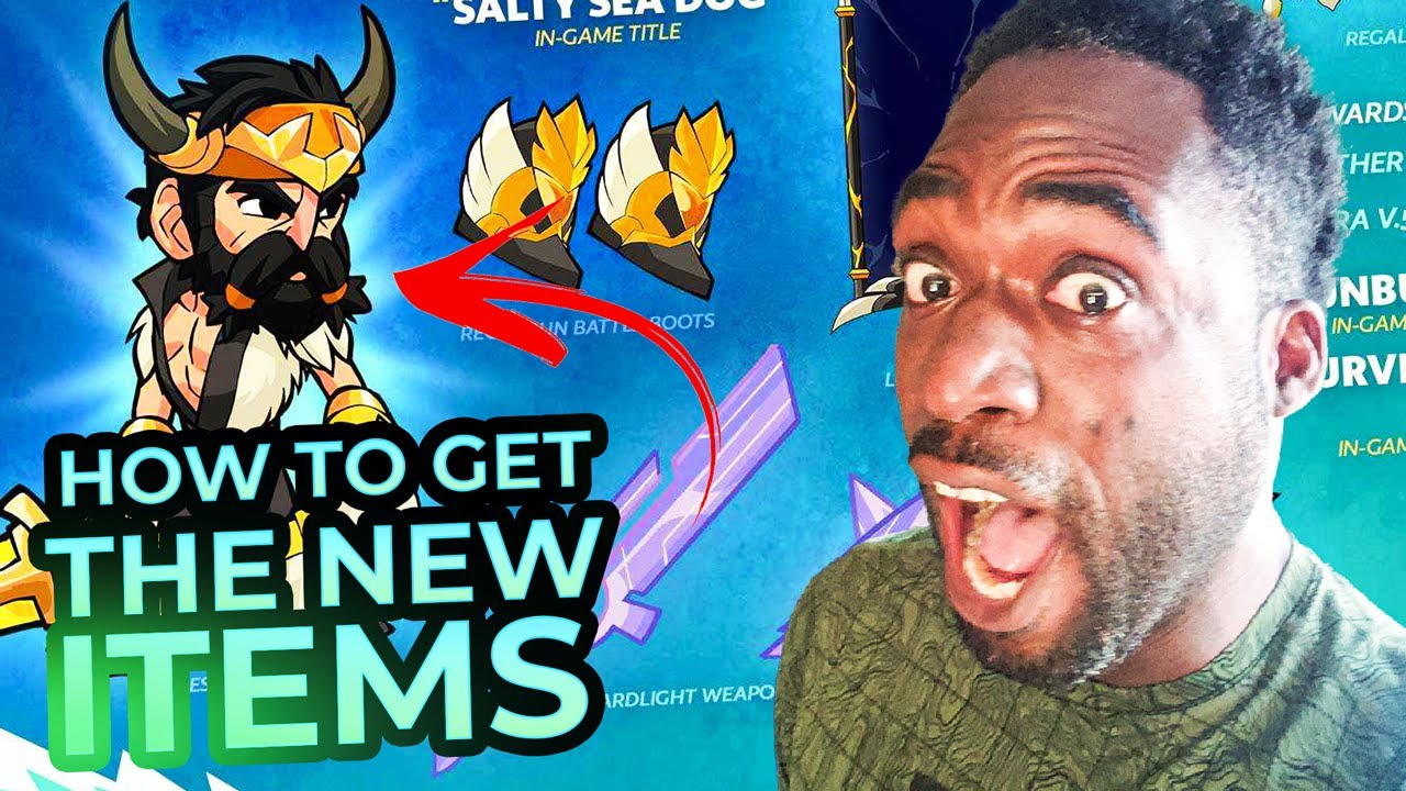How to get the new Brawlhalla items for free - YouTube