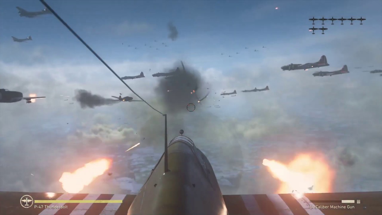 Call of Duty world war II Gameplay Video - Protect the bombers - YouTube