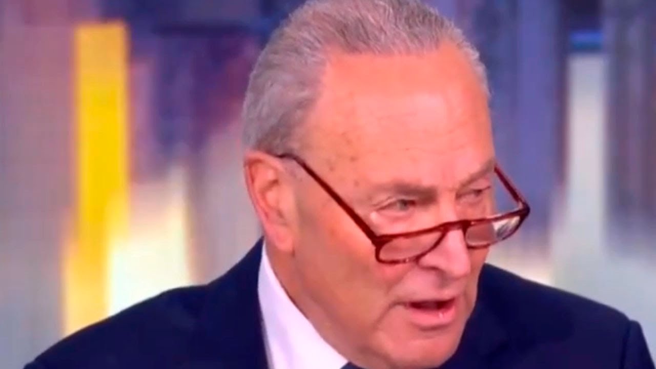 Chuck Schumer explodes with anger on the show The View - YouTube