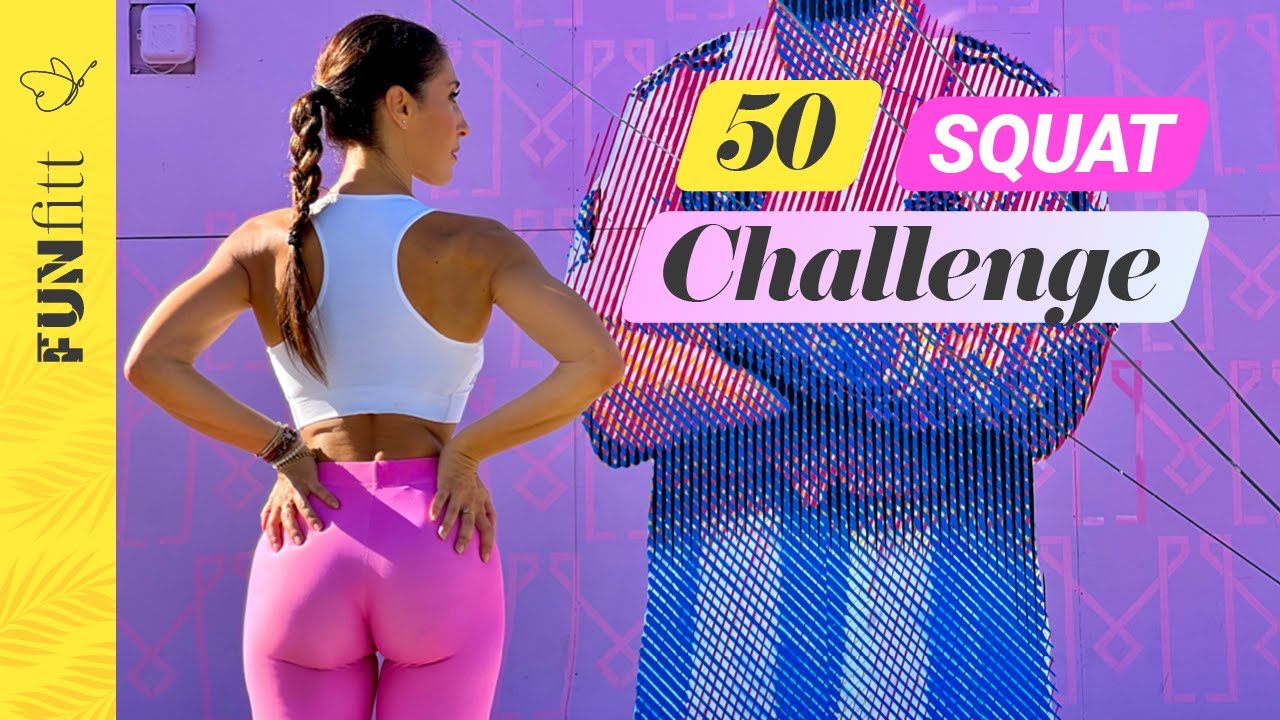 Squats Challenge 10 Days | Glute and Leg Exercises - YouTube