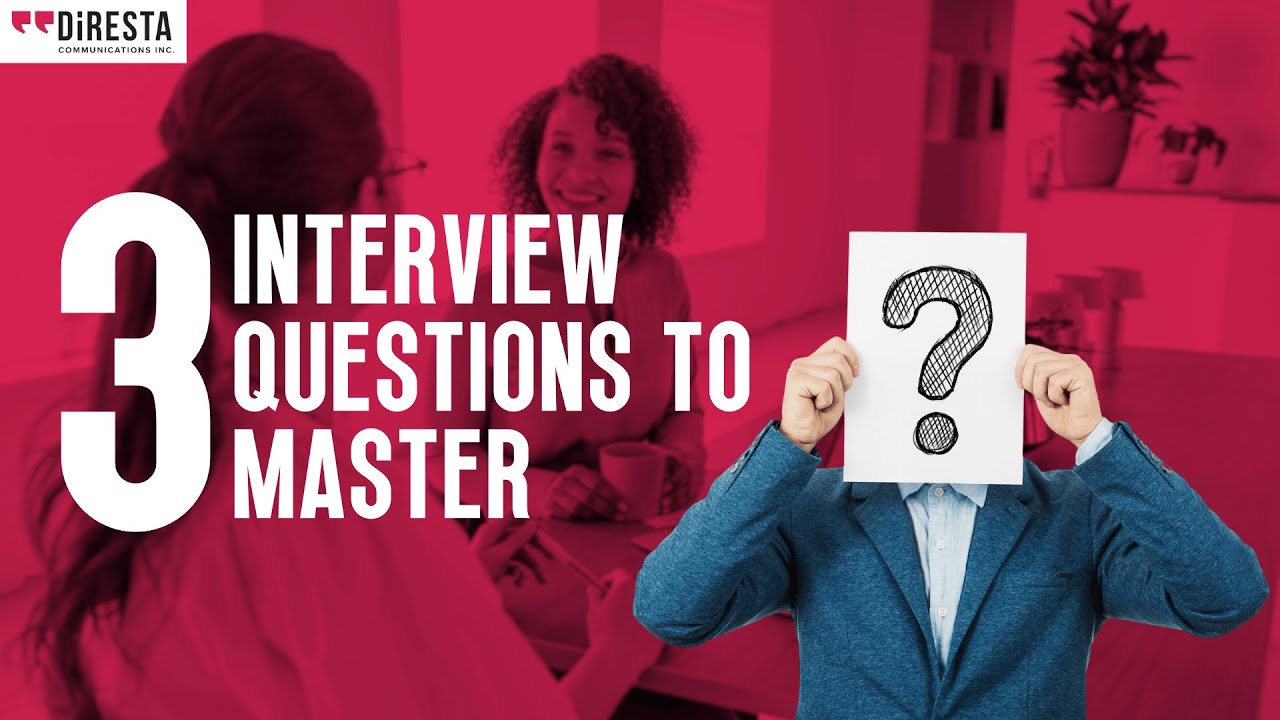 Interviews are Public Speaking: 3 Interview Questions to Master - YouTube