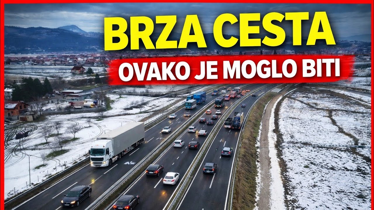 Brza cesta. Dionica gotova ali prazna. Zašto je ne koristimo? - YouTube