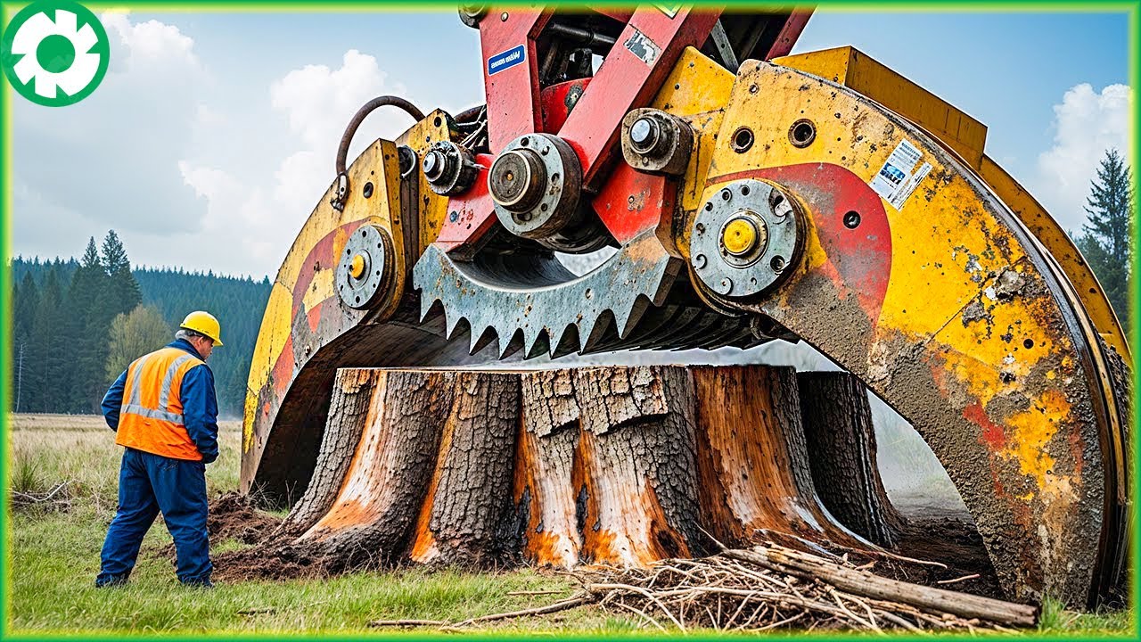 Extreme Dangerous Big Chainsaw Cutting Tree Machines | The Biggest ...