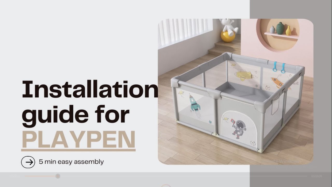 Installation Guide for Playpen | BLISSO - YouTube