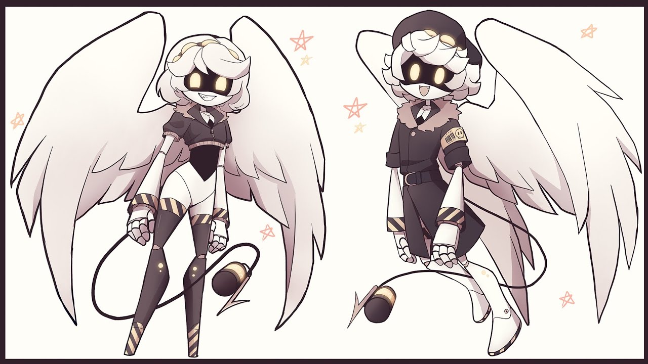 N And V Have Beautiful Angel Wings Murder Drones Comic Dub Youtube