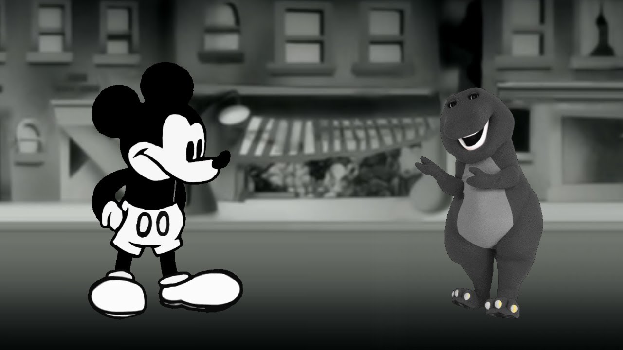 FNF "Unhappy" But Barney Sings It Instead Of BF - YouTube