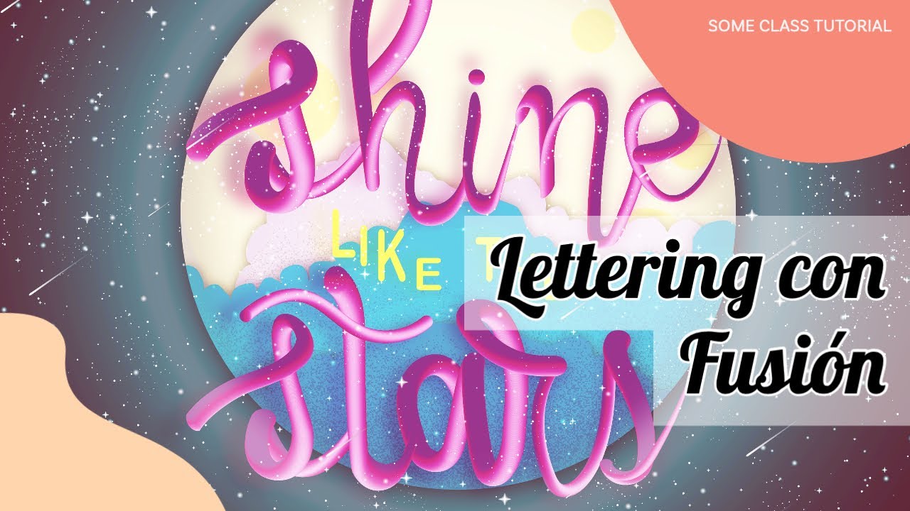 Lettering con la herramienta fusión en Ilustrator - YouTube