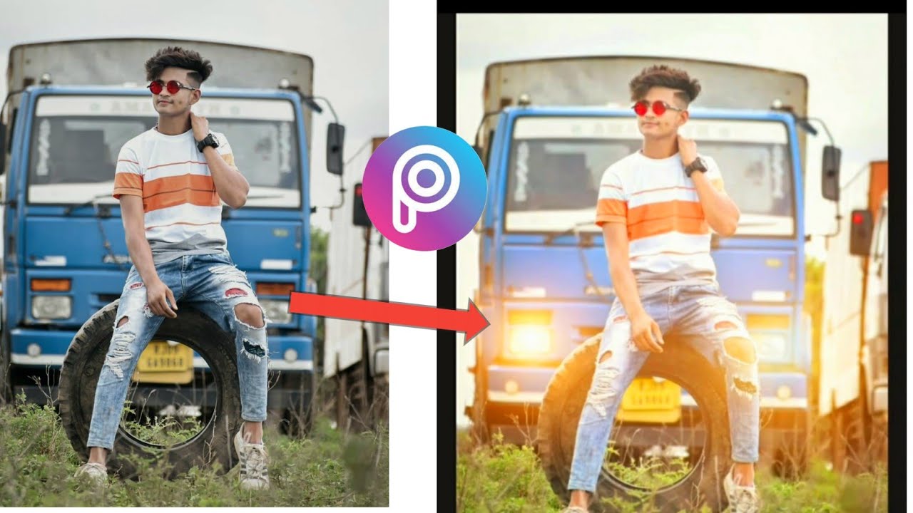 Picsart PNG light💥 png effect in photo || picsart photo editing ...