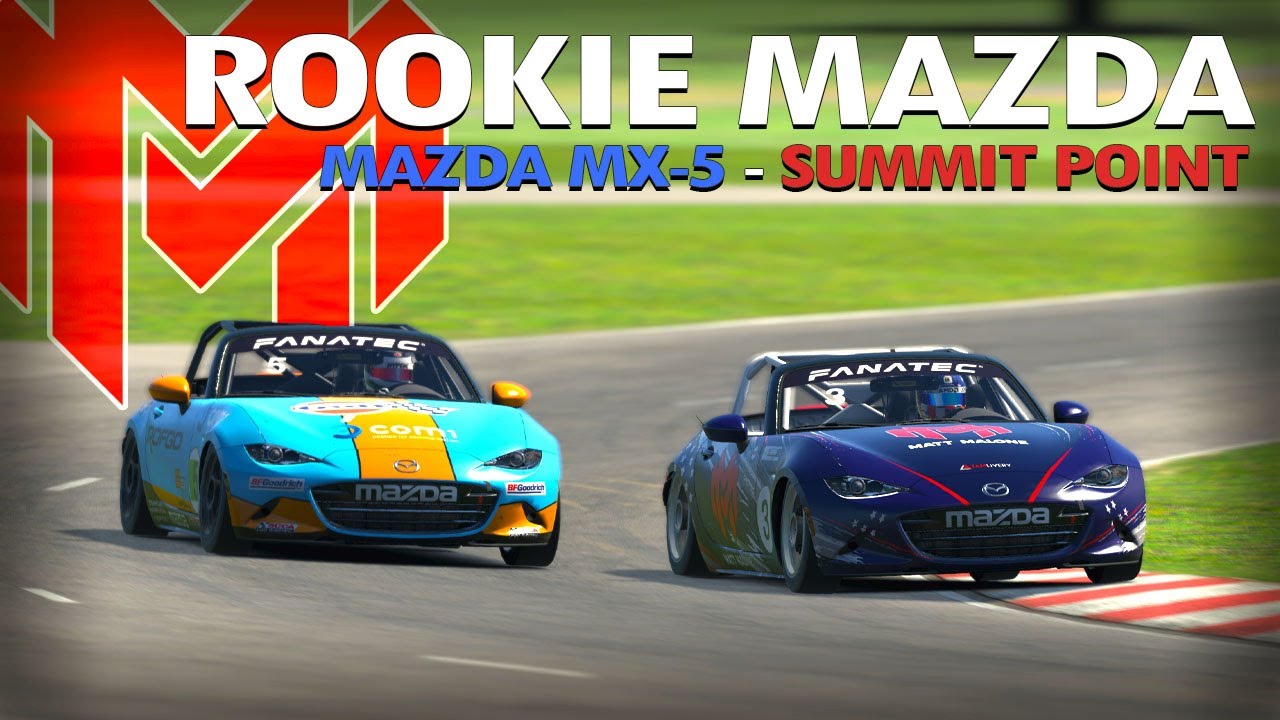 Great racing in TOP SPLIT rookie mazda - YouTube