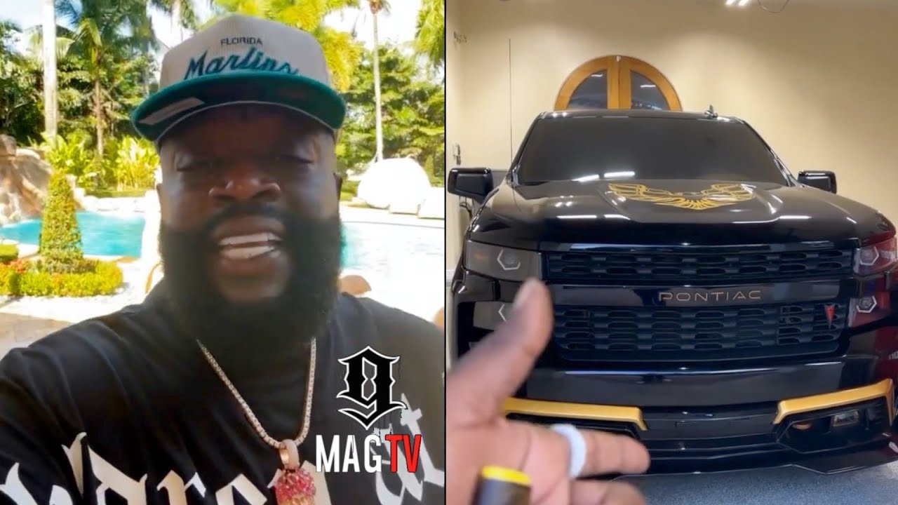 Rick Ross Shows His "One Off" Custom Trans Am Pickup Truck! 🦅 - YouTube