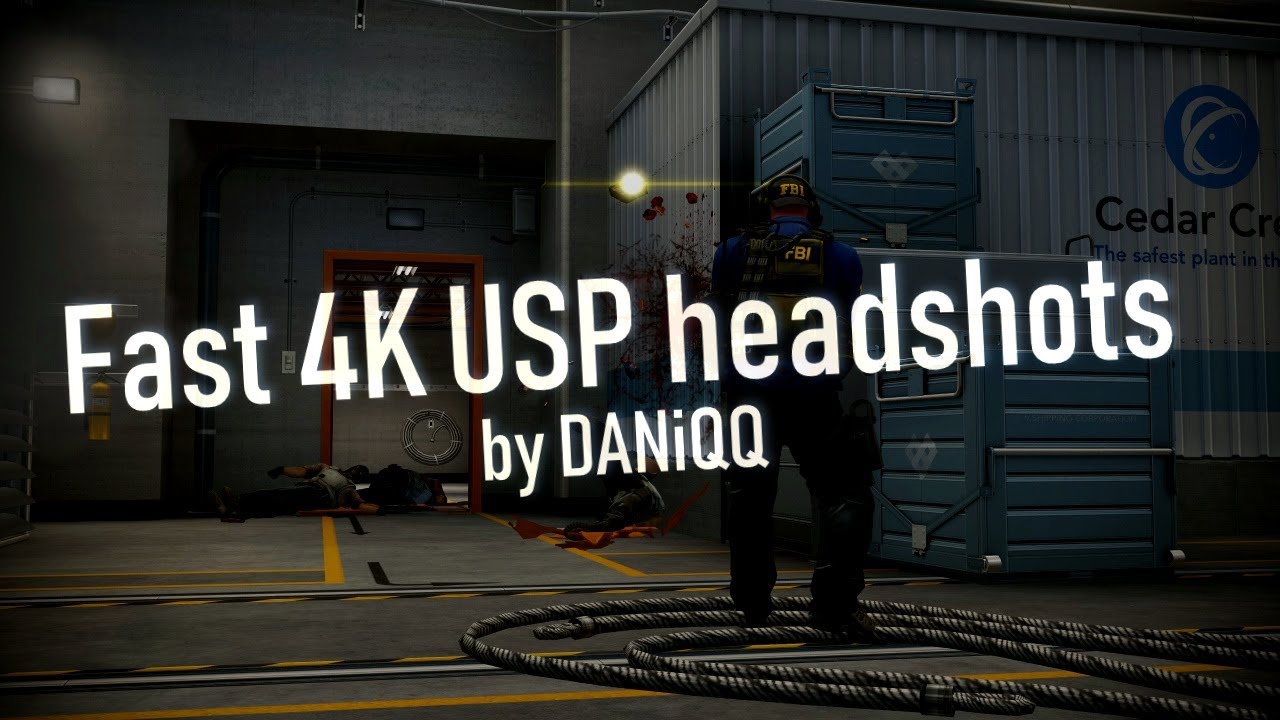 CS:GO - Fast 4K USP Headshots by DANiQQ - YouTube