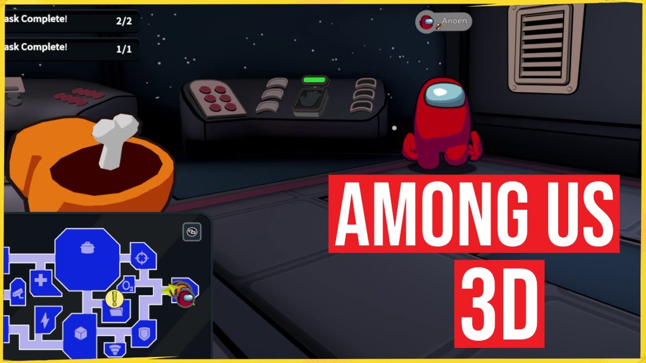 Among Us 3D Demo - First Time Playing! No Commentary Gameplay - YouTube
