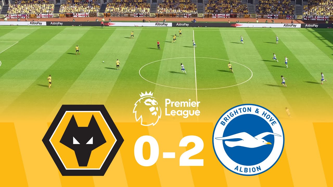 Wolves vs Brighton FC | Premier League - Round 36 Full Match - YouTube