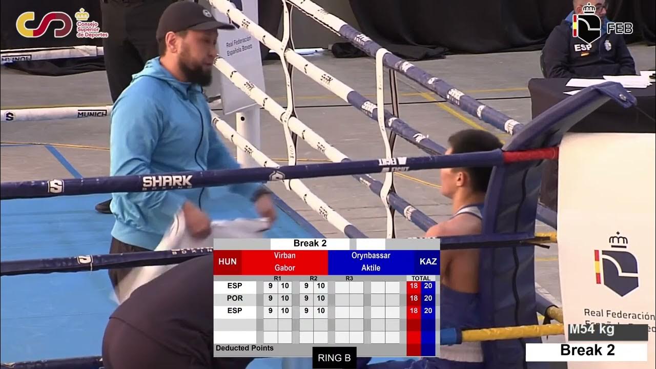 Aktilek Orynbassar (KAZ) vs. Gabor Virbán (HUN) Boxam Tournament 2025 SF's (54kg) - YouTube