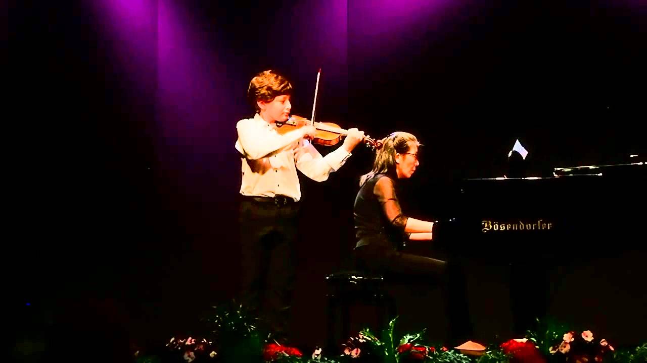 Michael Shaham plays Sarasate Introduction and Tarantella - YouTube