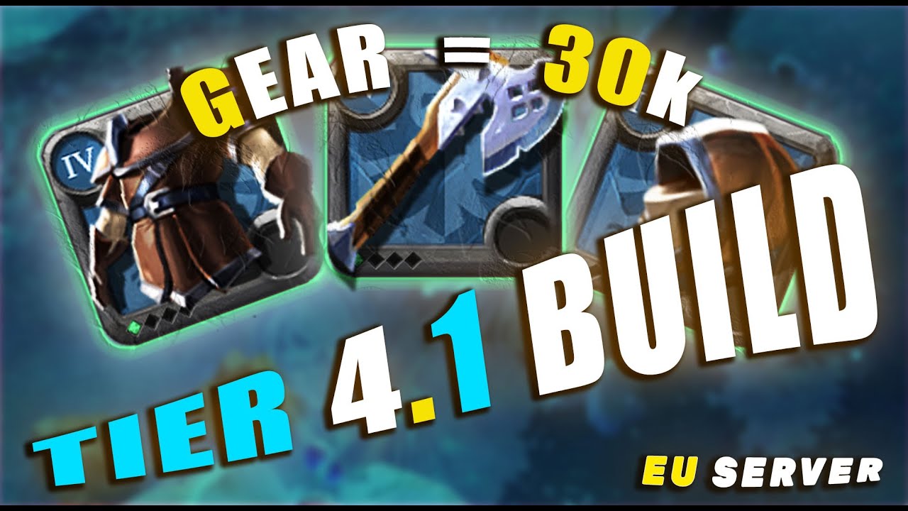 Solo Roaming with BATTLEAXE Tier 4.1 - 30K Build ALBION ONLINE البيون ...