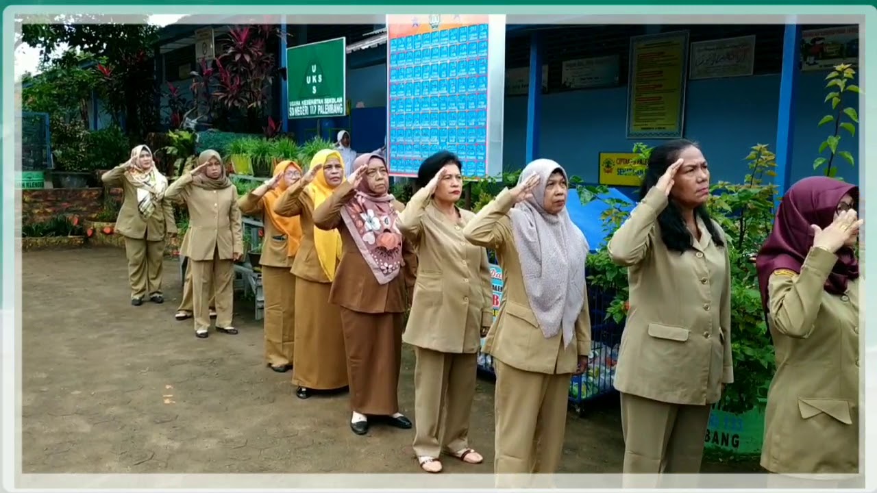 Kegiatan Upacara Bendera SD Negeri 117 Palembang - YouTube