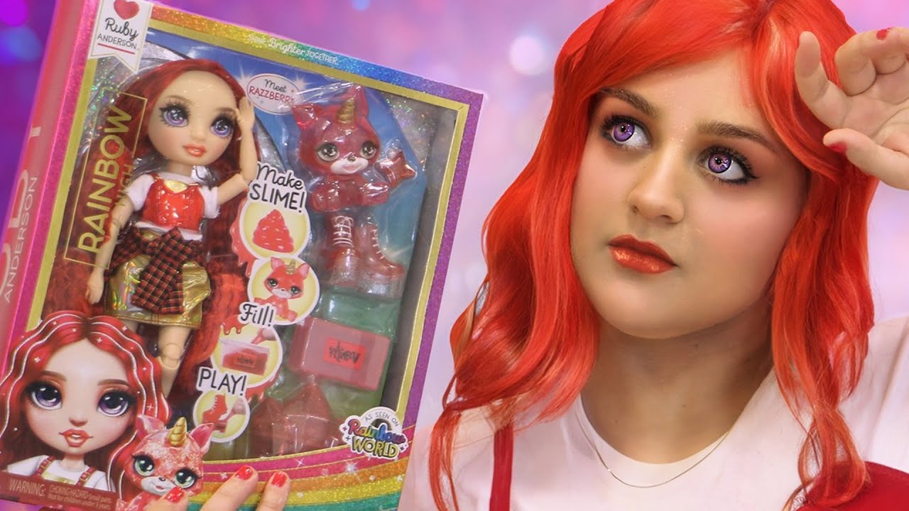 Rainbow High SLIME REBOOT - Ruby Anderson | פתיחת קופסאות וסקירה - YouTube