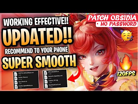 Aktualisierte Konfiguration ML Anti-Lag Superflüssigste 120 FPS + Ping-Booster-Patch Obsidia - Mo...