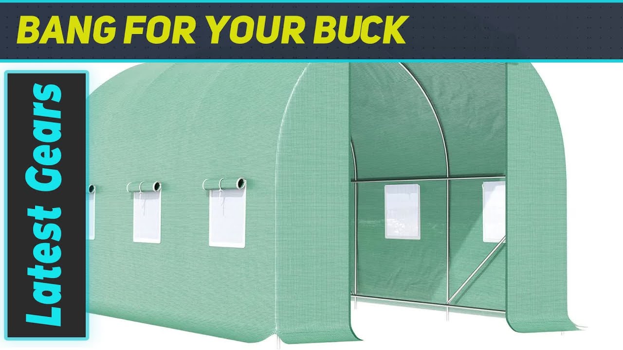 Outsunny 15' x 6' x 7' Outdoor Walk-in Tunnel Greenhouse - The Best ...