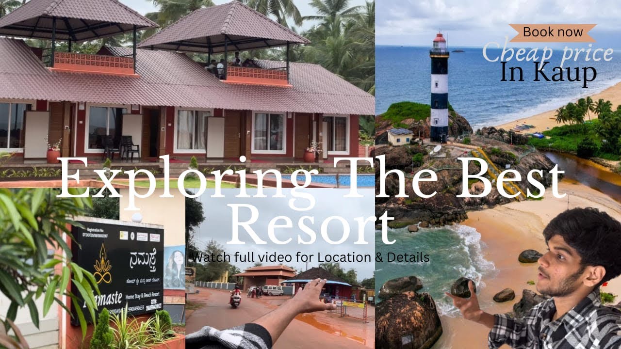 Cheap price resort in kapu beach 🌊//explore the best resort //details ...