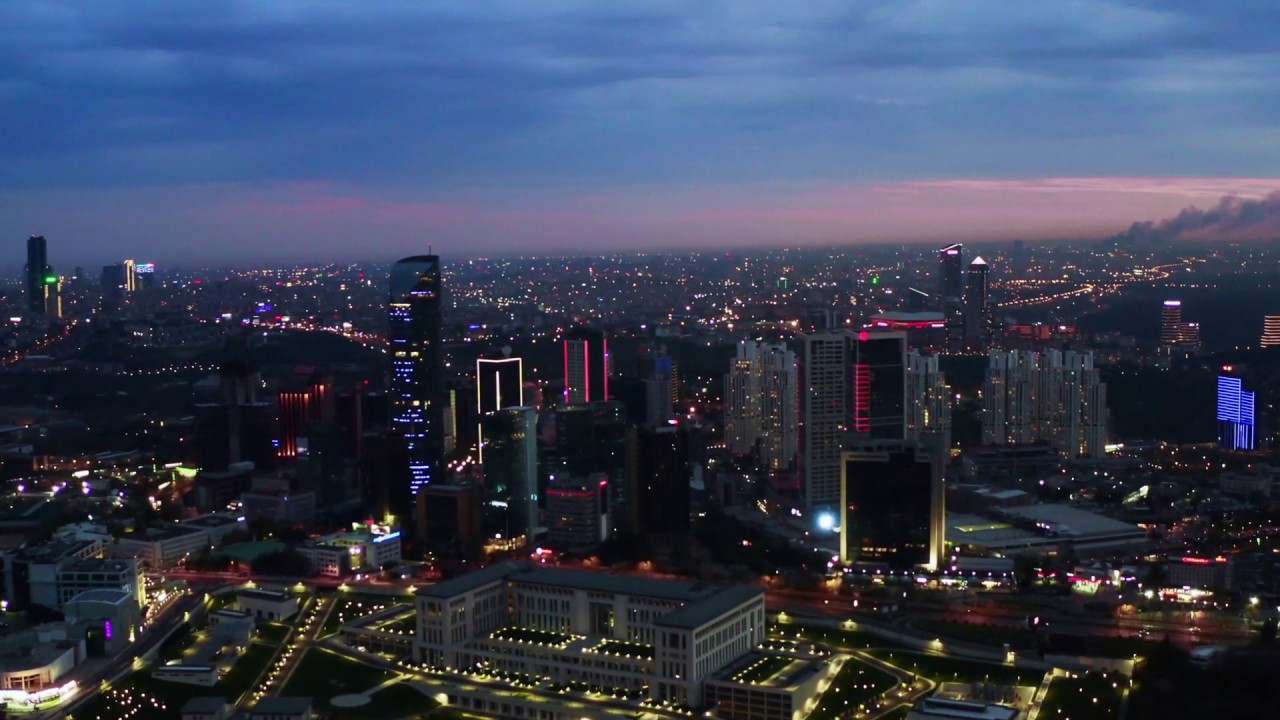 İstanbul gece uçuş Drone - YouTube