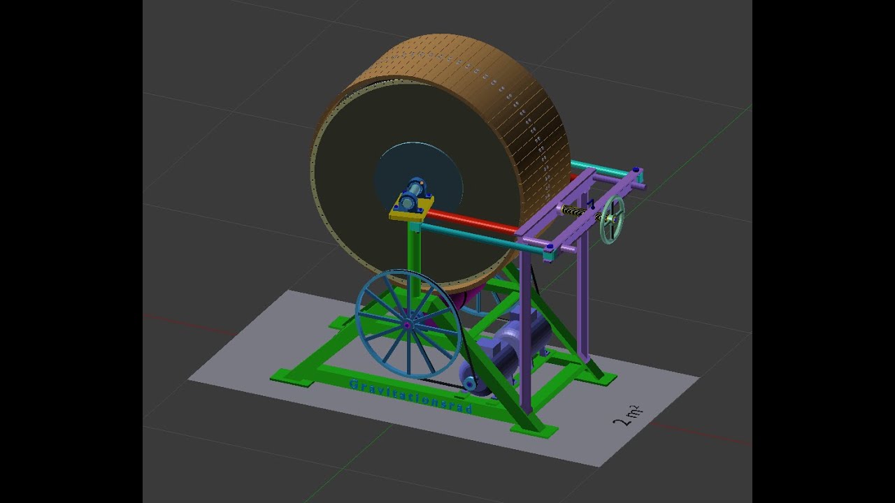 Gravitationsrad, Gravity Wheel, гравитационное колесо - YouTube