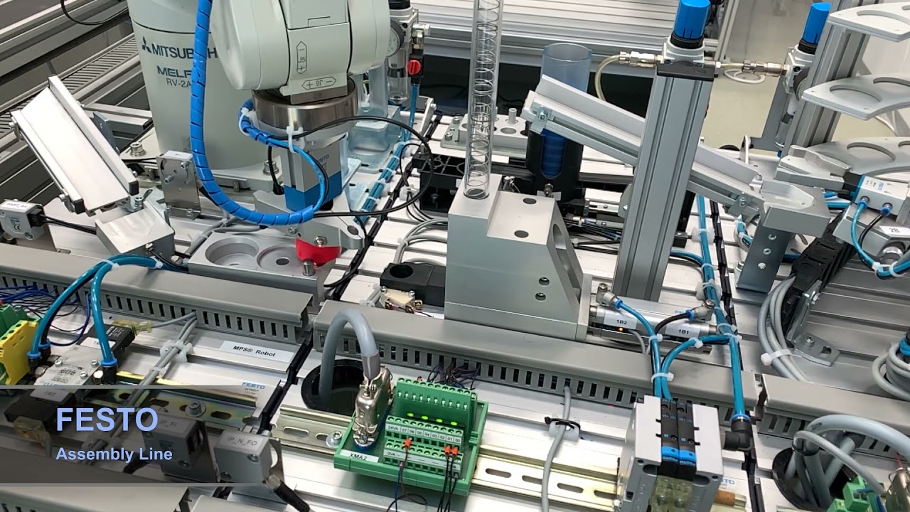 FESTO Assembly Line - YouTube