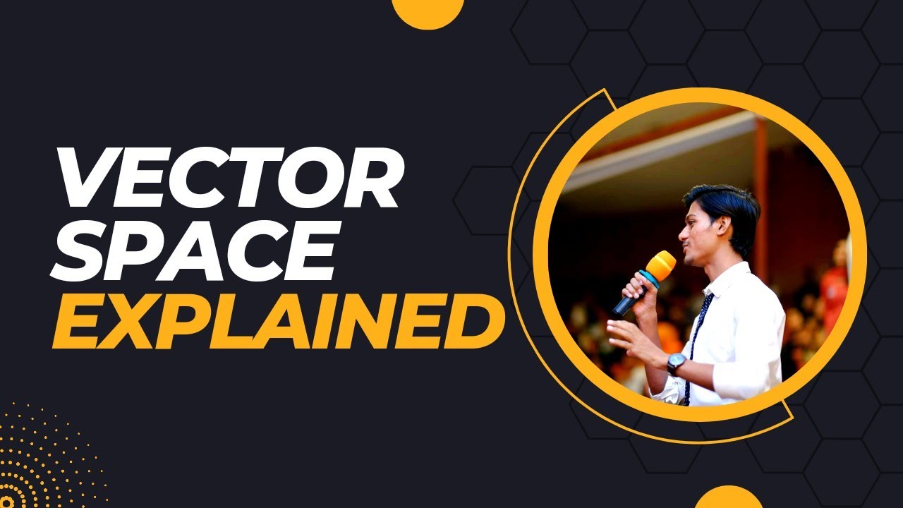 How to find whether a vector is a vector space or not - YouTube