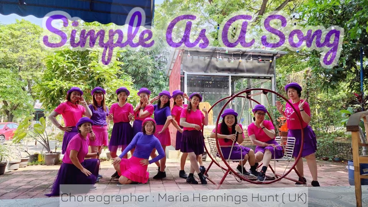 SIMPLE AS A SONG - LINEDANCE - YouTube
