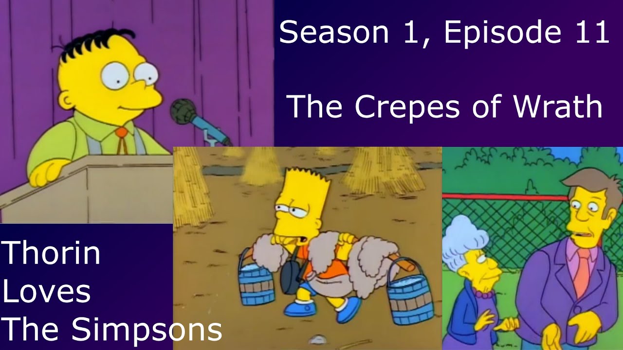 Reviewing EVERY Simpsons Episode - S1E11: The Crepes of Wrath - YouTube