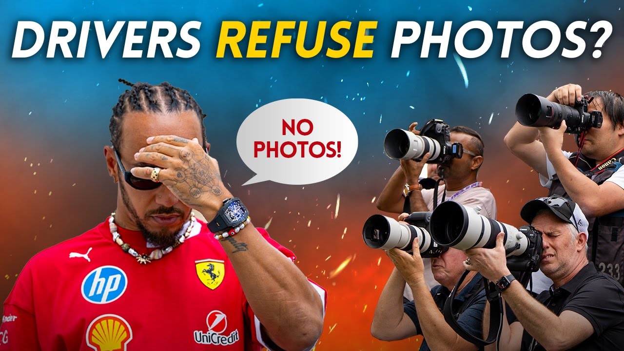 How F1 DRIVERS react to being PHOTOGRAPHED? - YouTube