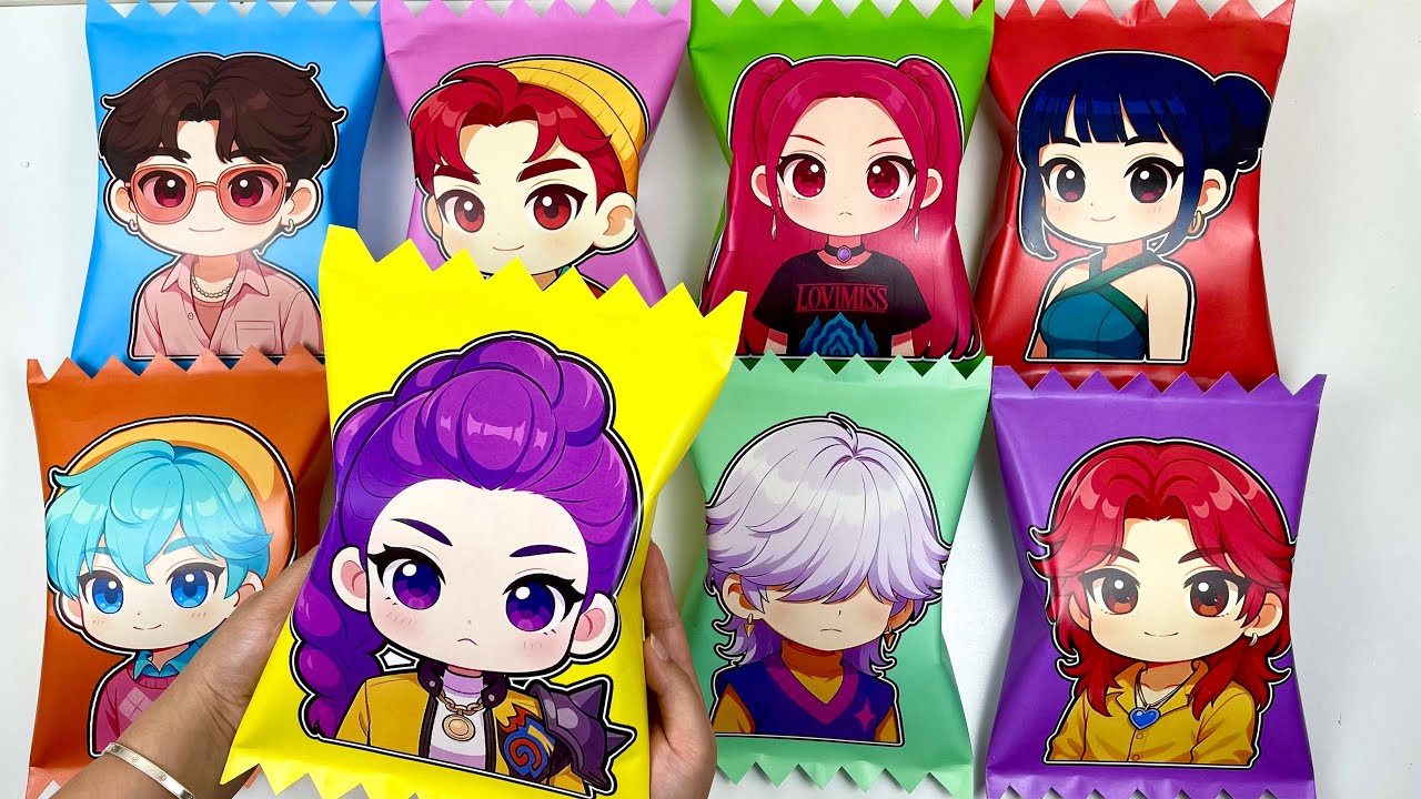 🎙PAPER DIY🎙 Kpop Demon Hunter Candy Blind Bag Unboxing | How to make ...