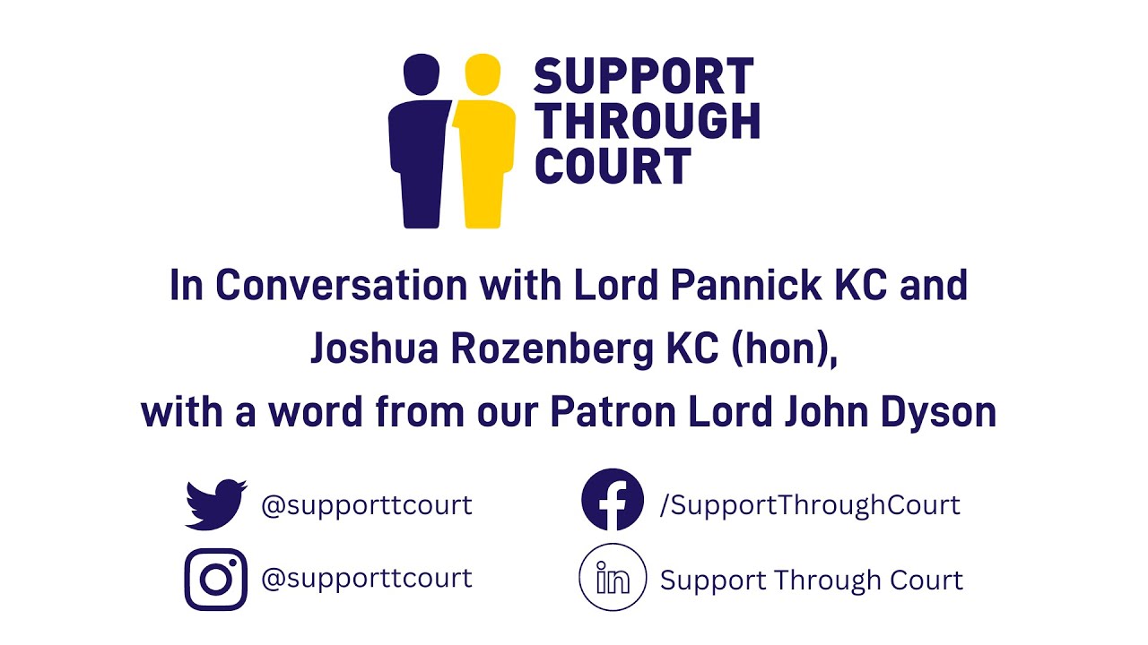 In Conversation with Lord Pannick KC, Joshua Rozenberg KC (hon) and ...