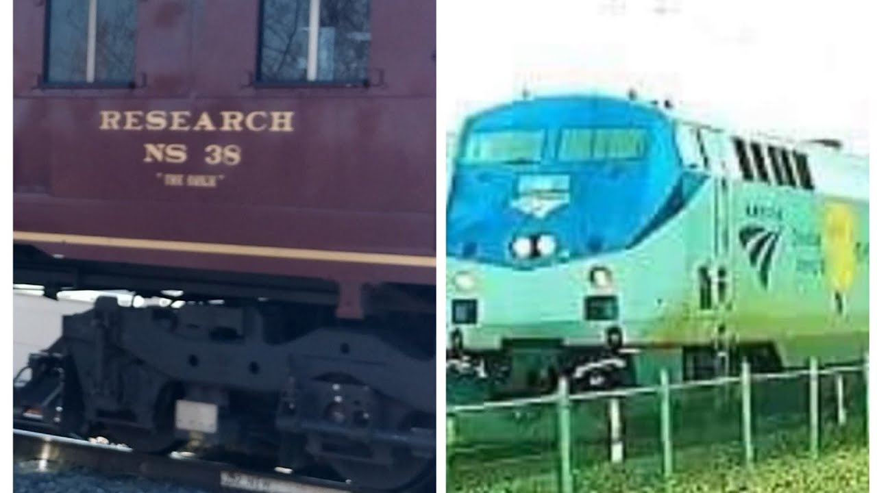 Norfolk Southern heritage units and geometry train - YouTube