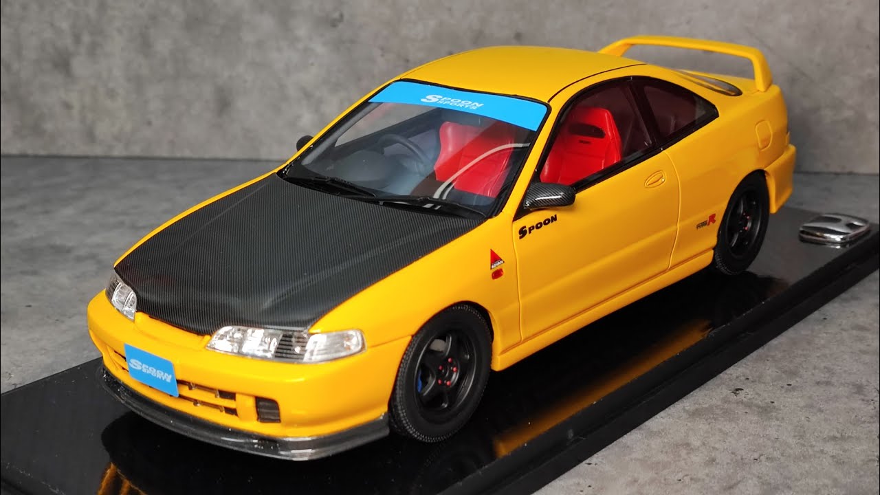 1/18 Otto Mobile Honda Integra DC2 Spoon - YouTube